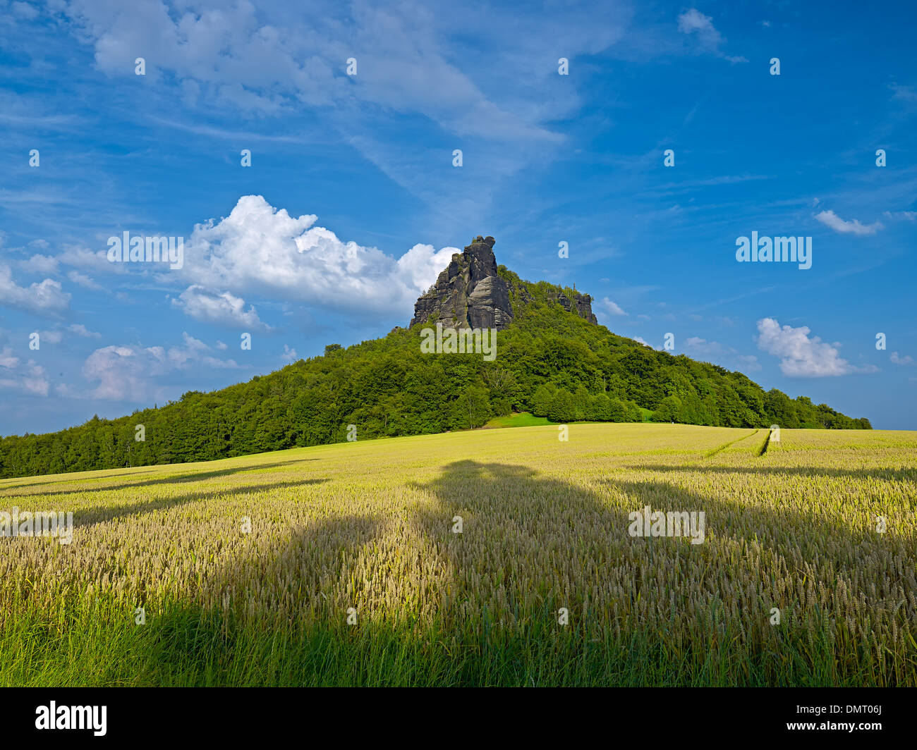 Lilienstein mountain near rathen hi-res stock photography and images ...