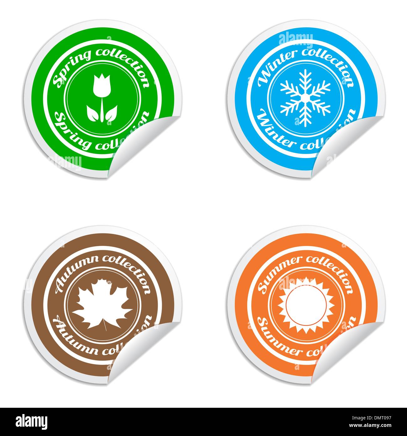 Summer collection seal Stock Vector Images - Alamy