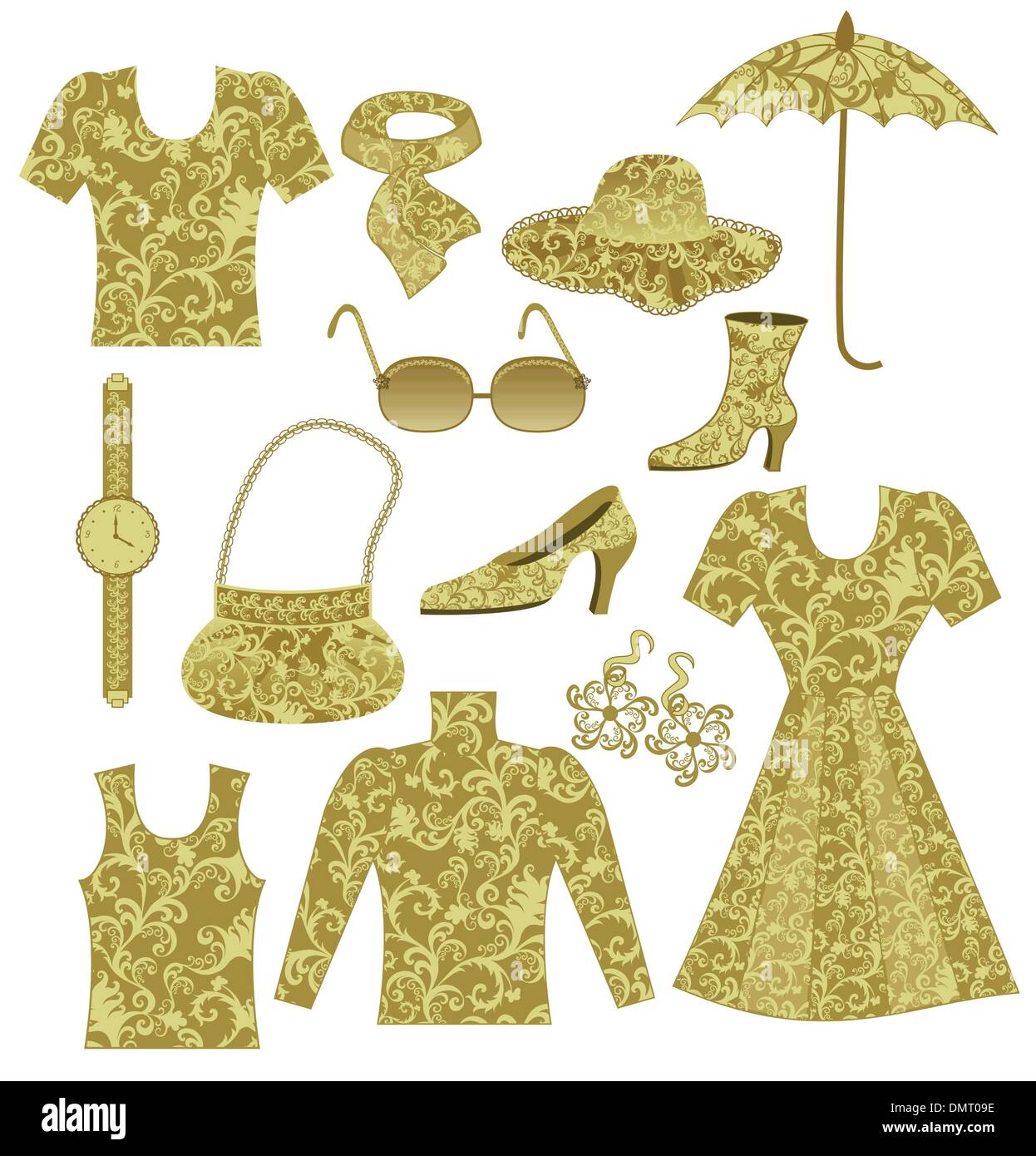 Clothing and Accessories Stock Vector Image & Art - Alamy