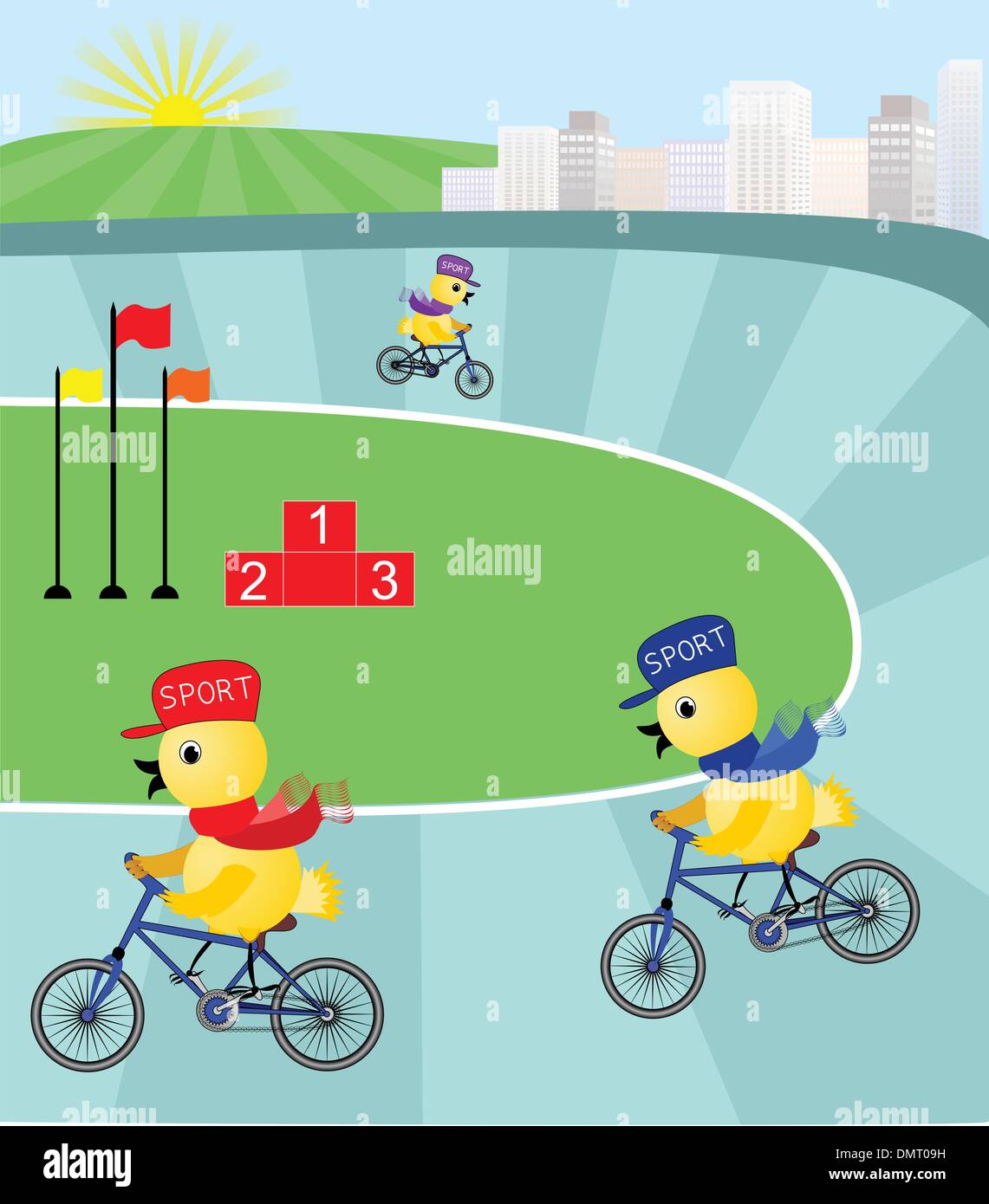 Race track Stock Vector Images - Alamy