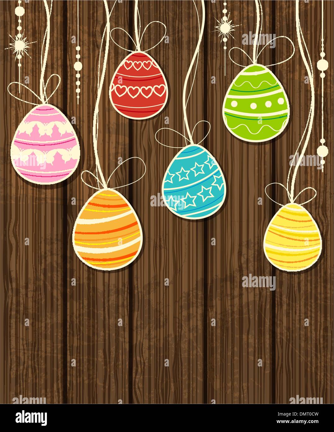 Wooden Easter background Stock Vector Image & Art - Alamy