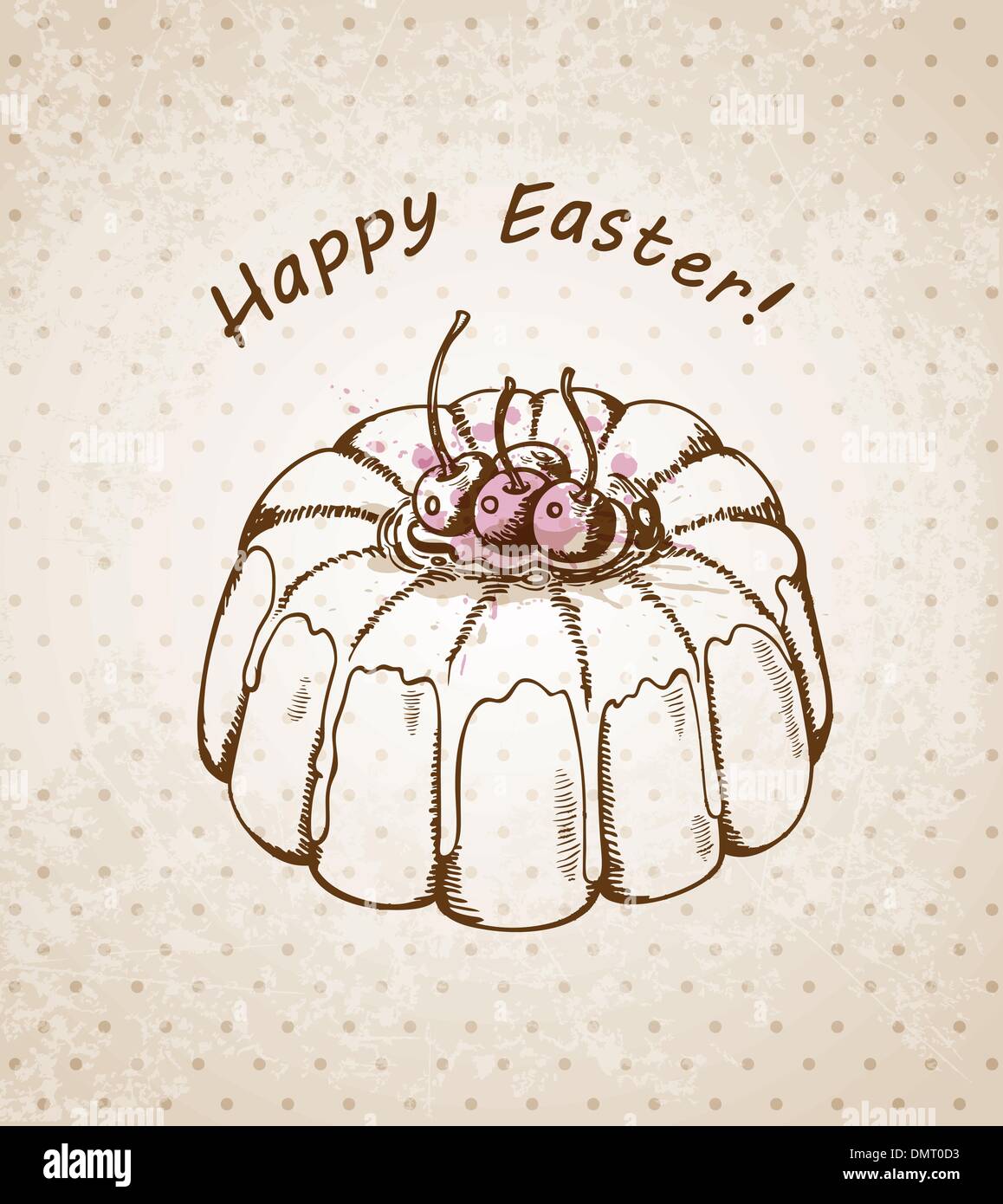 Cake easter Stock Vector Images - Alamy