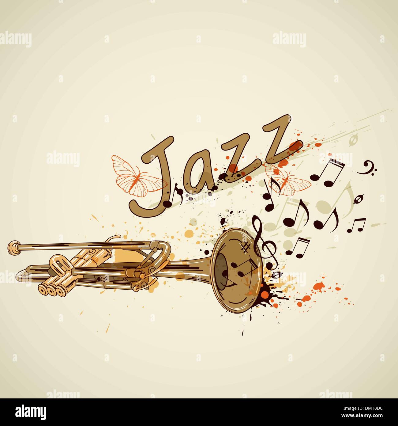 Trumpet background hi-res stock photography and images - Alamy