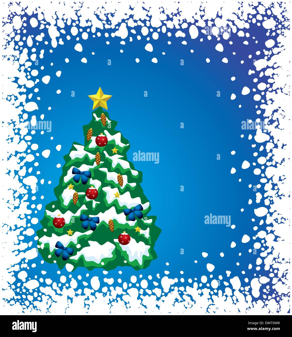 Frame snow Stock Vector Images - Alamy