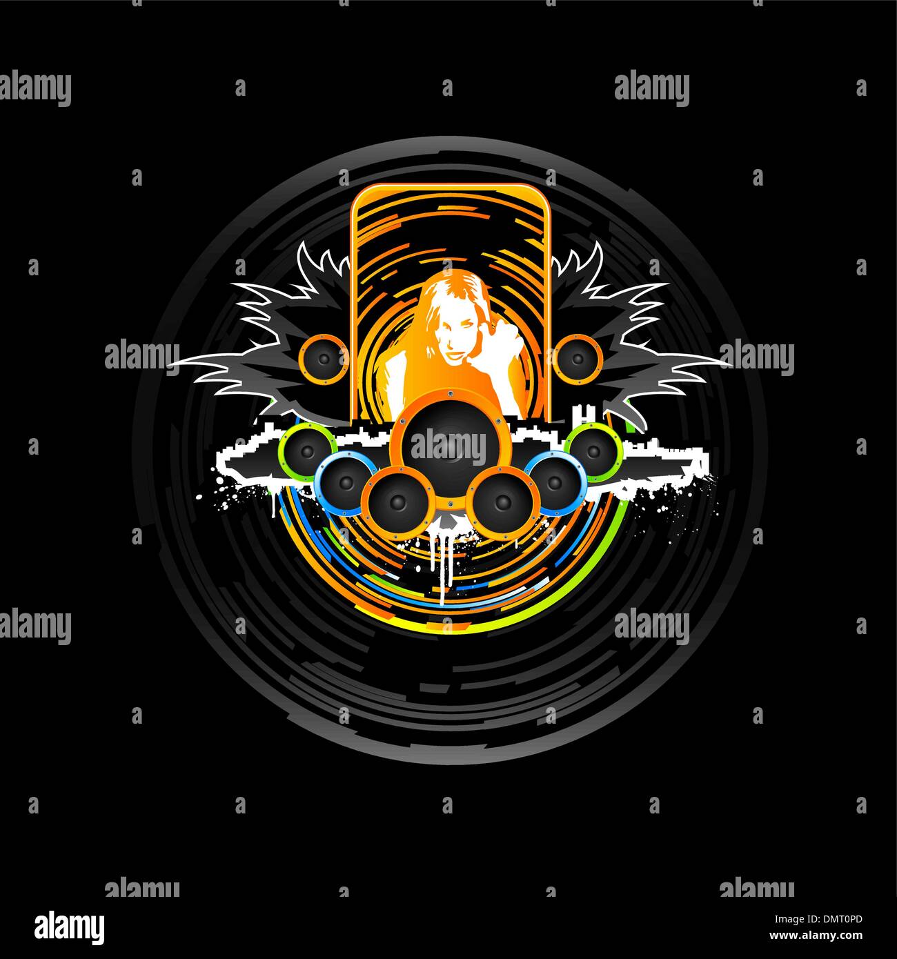 Dance music Stock Vector Images - Alamy