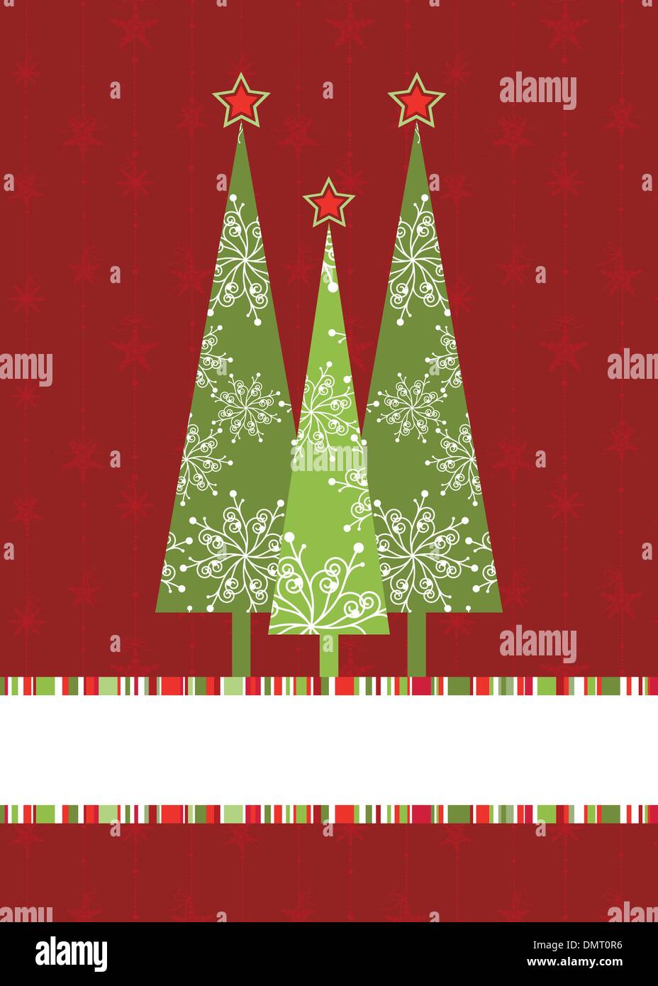 Striped red christmas card Stock Vector Images - Alamy