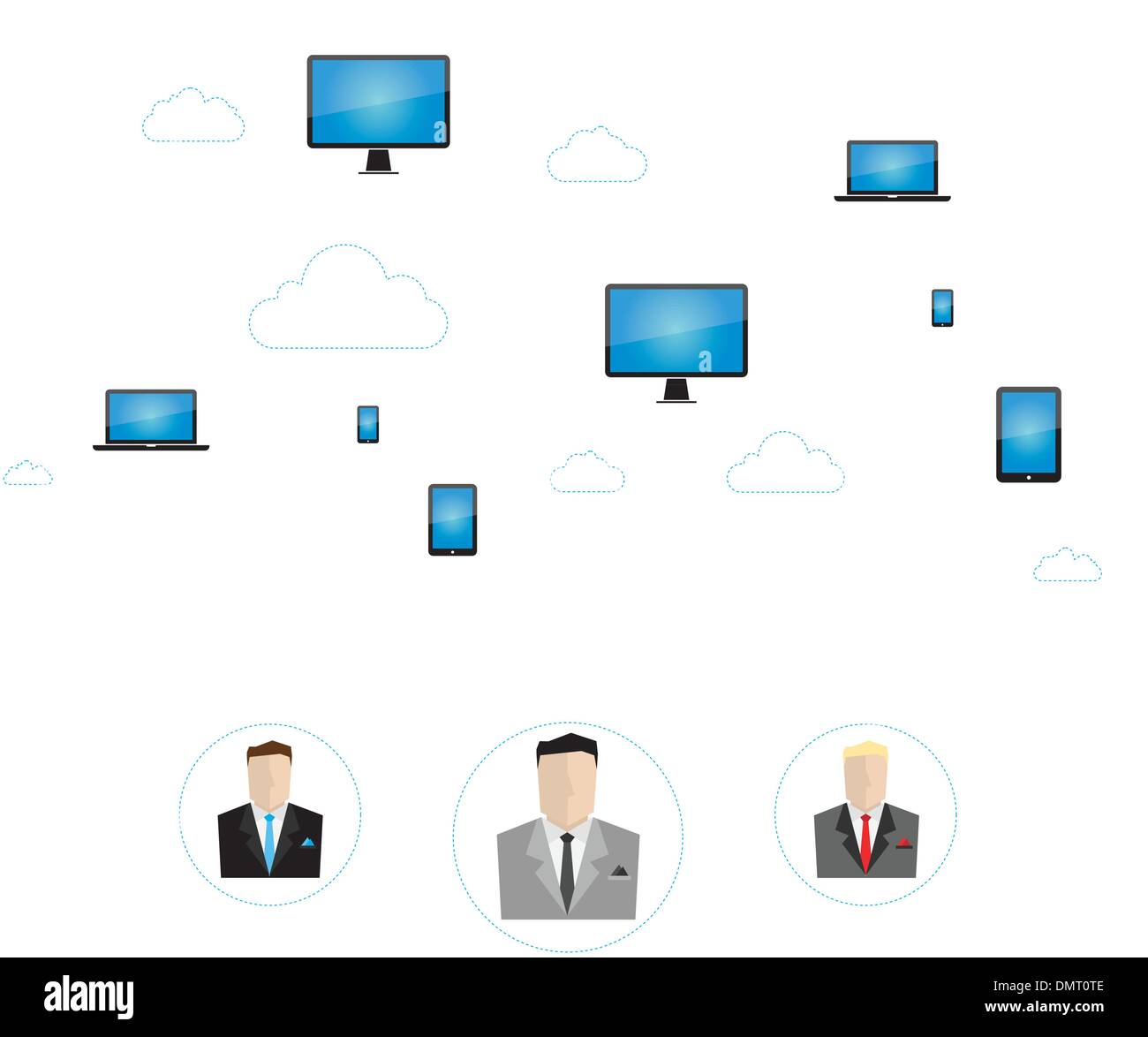 Modern business networking concept Stock Vector Image & Art - Alamy