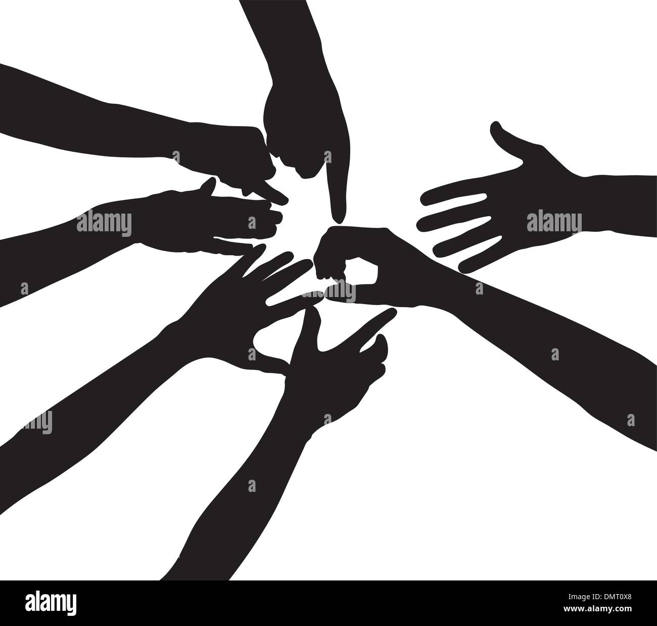 Creative image for team Stock Vector Images - Alamy