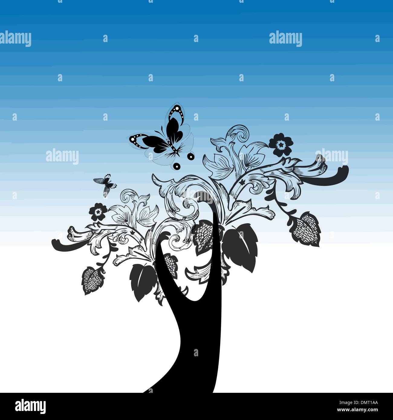 Evolution of flowers Stock Vector Images - Alamy