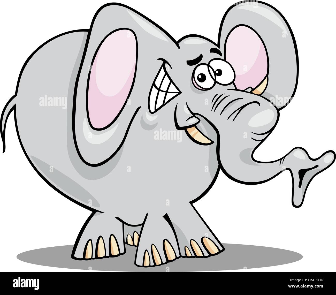 cartoon illustration of elephant Stock Vector Image & Art - Alamy