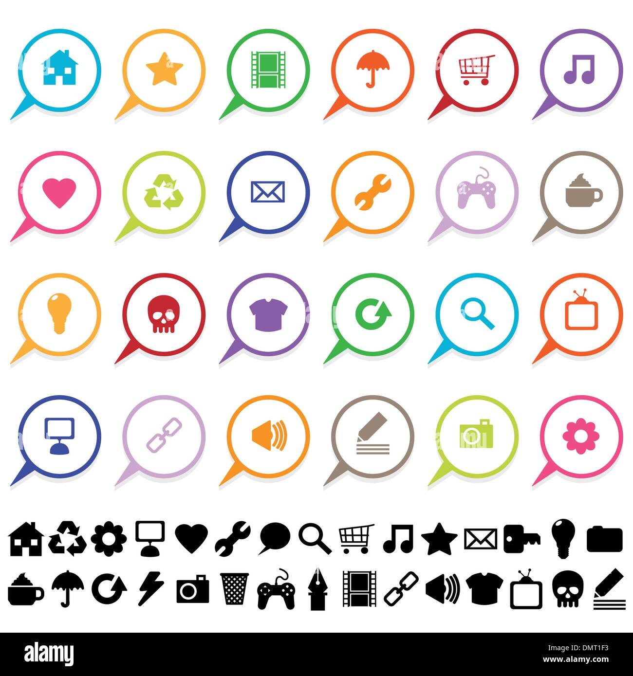application icons Stock Vector Image & Art - Alamy