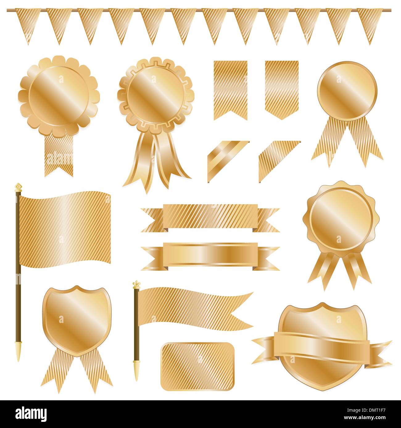 Gold gradient hi-res stock photography and images - Alamy