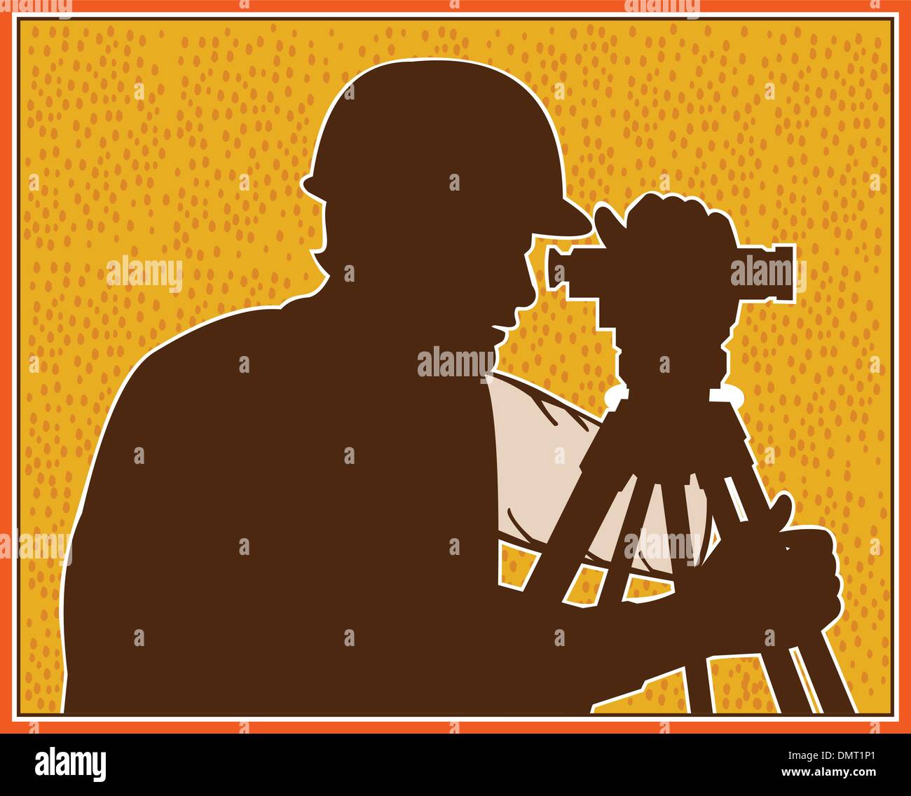 Surveyor Geodetic Civil Engineer Retro Stock Vector Image & Art - Alamy