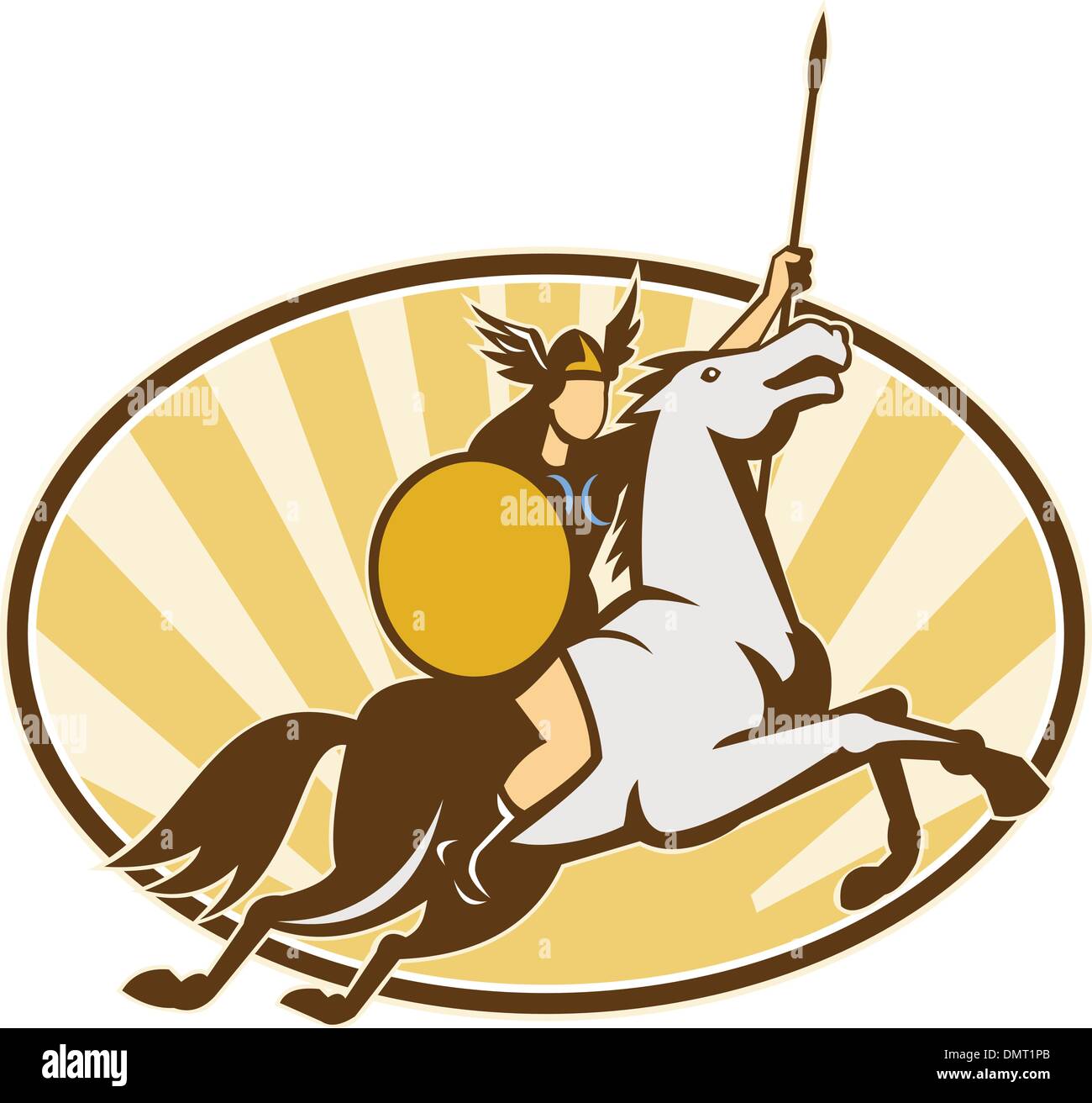 Valkyrie norse Stock Vector Images - Alamy