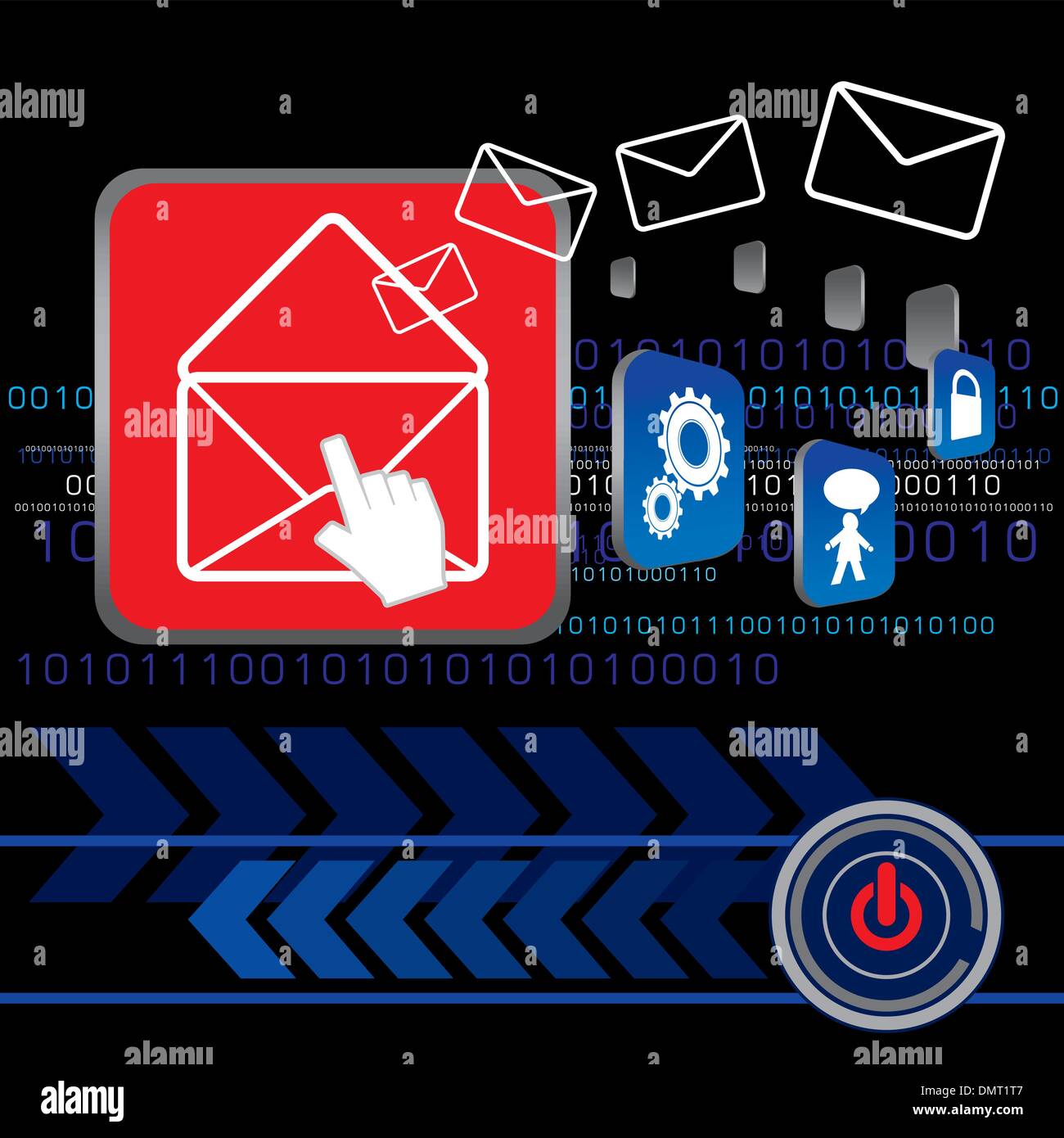 Power send Stock Vector Images - Alamy