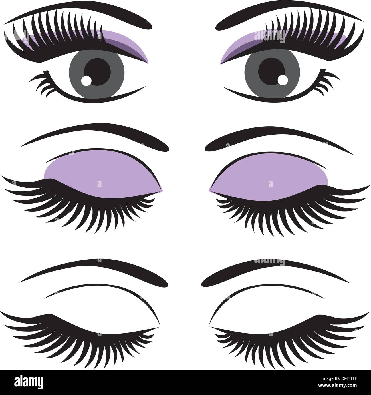 Light blue eyes Stock Vector Images - Alamy