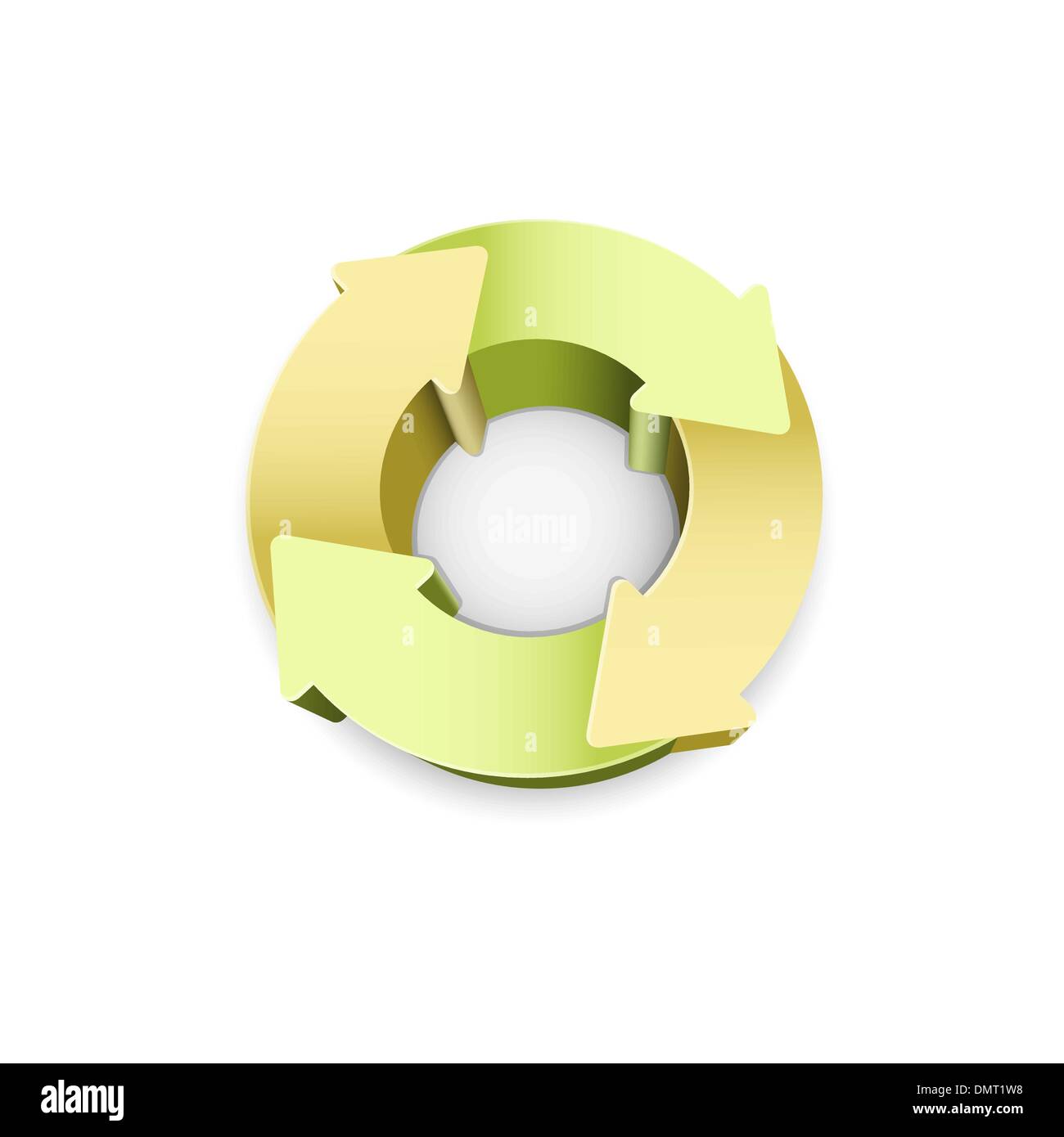 Cycle arrow diagram presentation Cut Out Stock Images & Pictures - Alamy