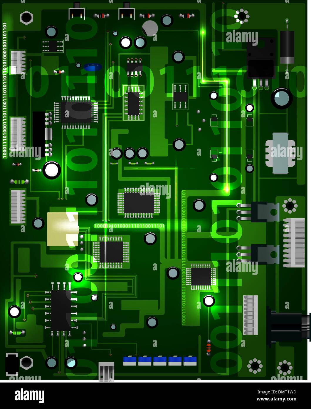 Circuit board vector hi-res stock photography and images - Alamy