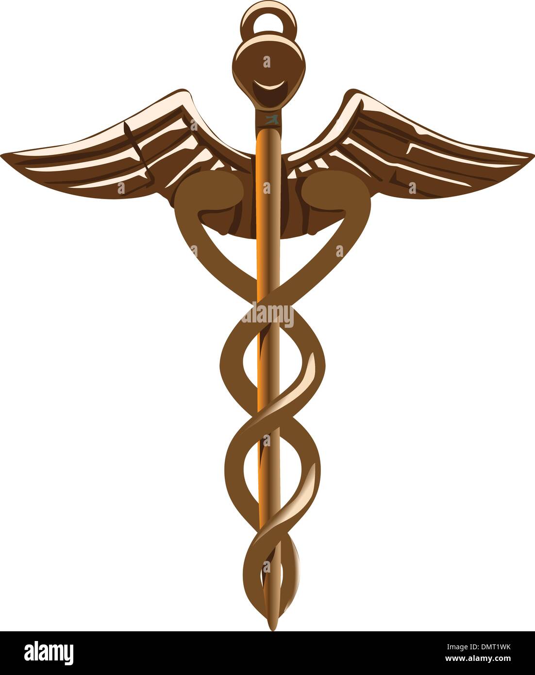 Caduceus symbol Stock Vector Images - Alamy