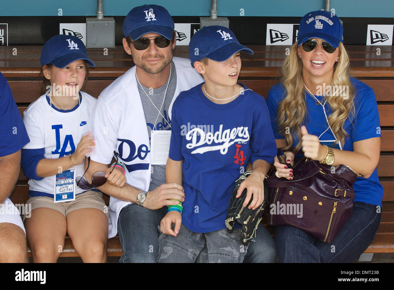 La Dodgers Family Portrait