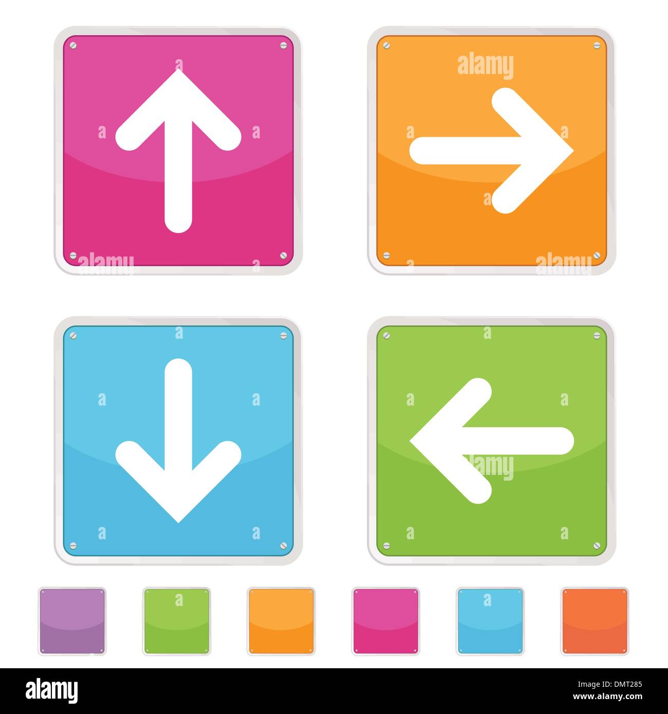 Blue left right arrow signs hi-res stock photography and images - Alamy