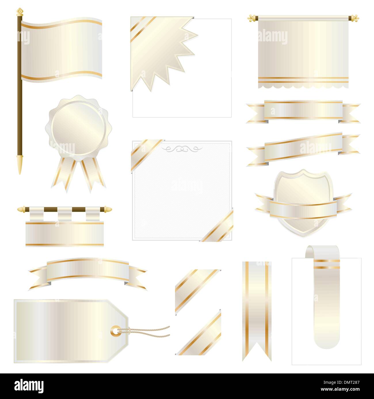 Gold flags hi-res stock photography and images - Alamy