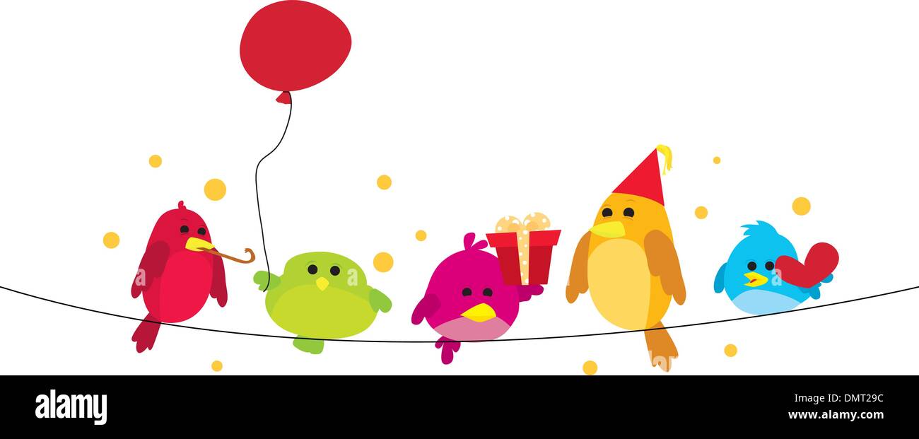 Concept birthday party on Stock Vector Images - Alamy