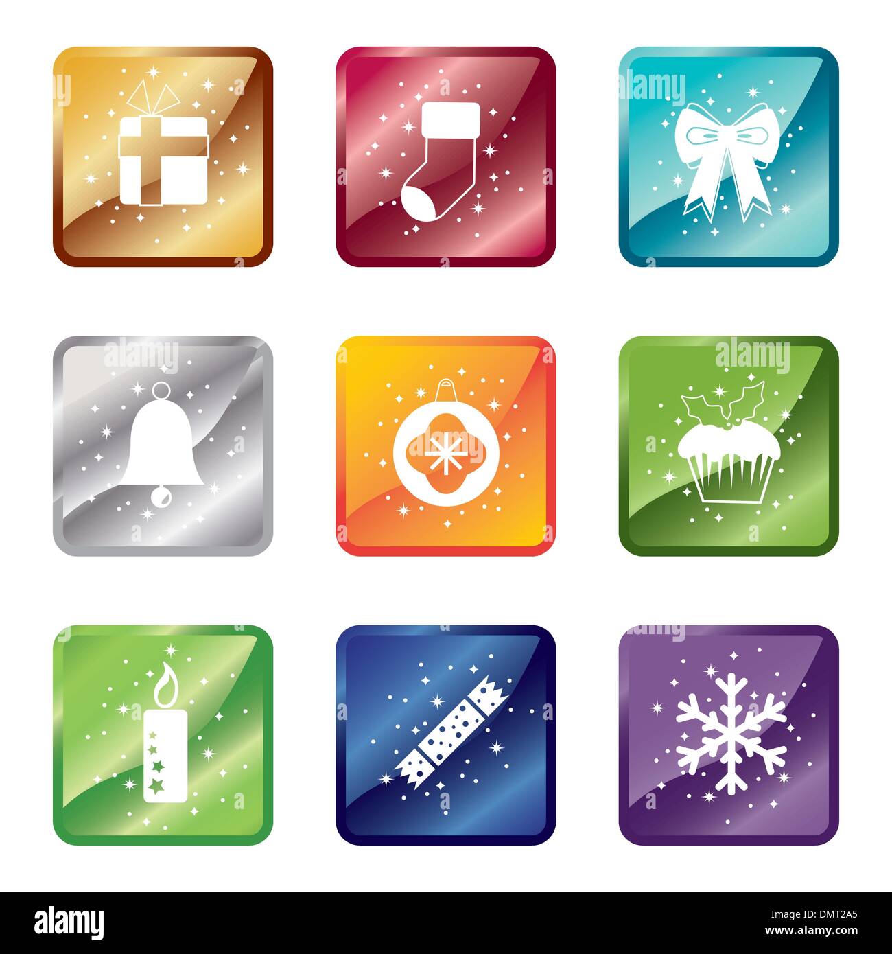 Shiny bell icon hi-res stock photography and images - Alamy