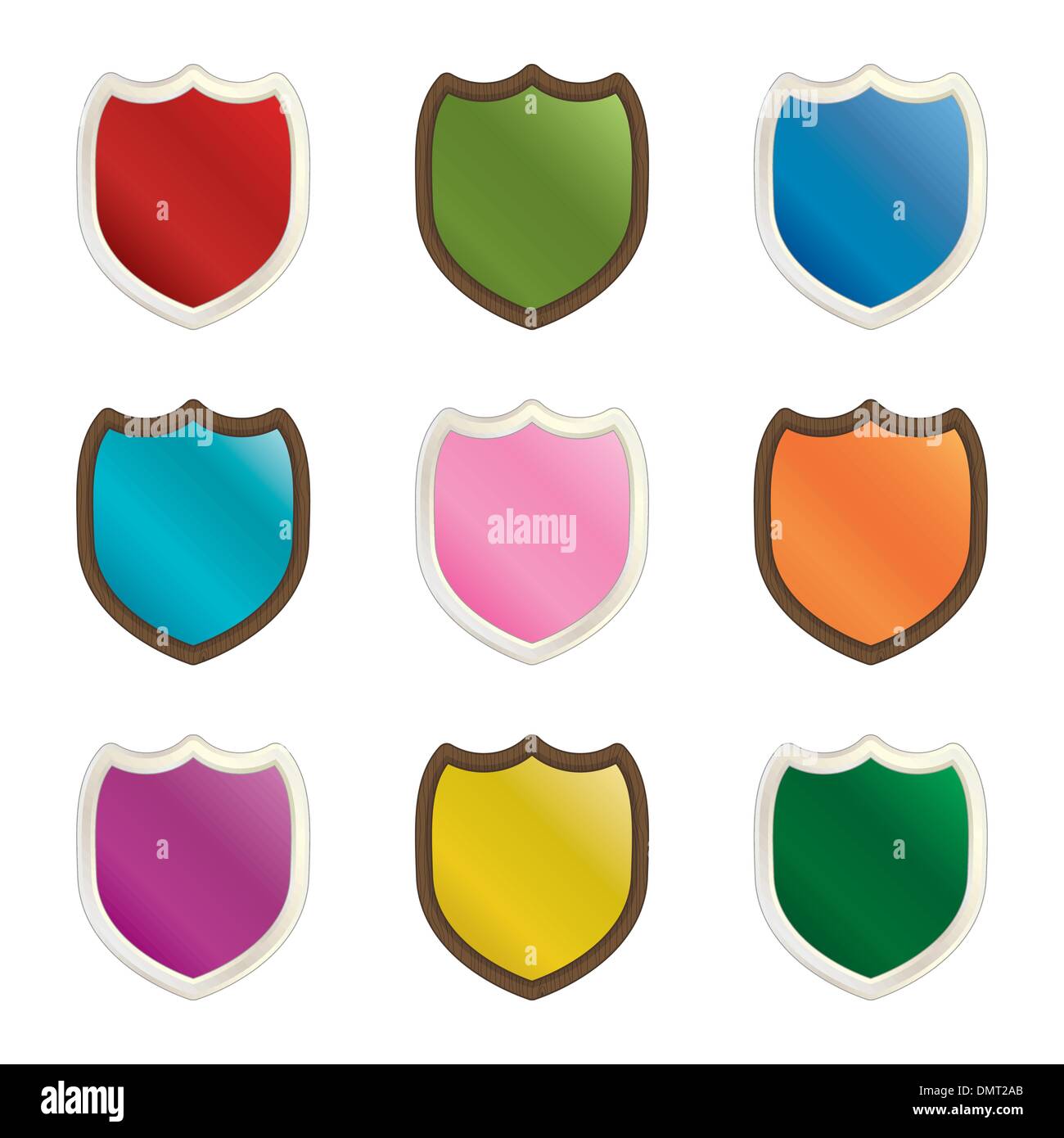 Pink shields Stock Vector Images - Alamy