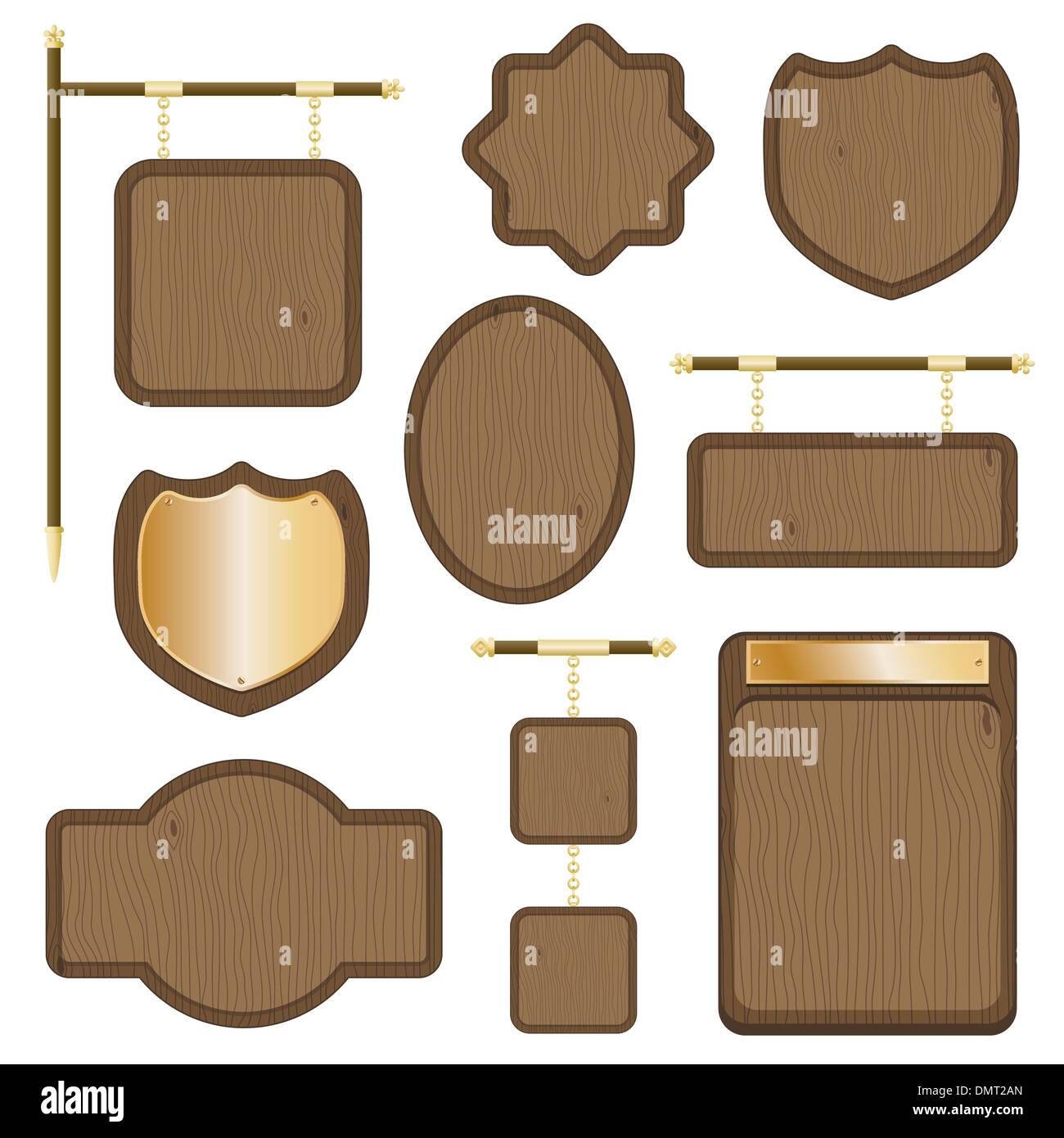 Traditional signage plaque Stock Vector Images - Alamy