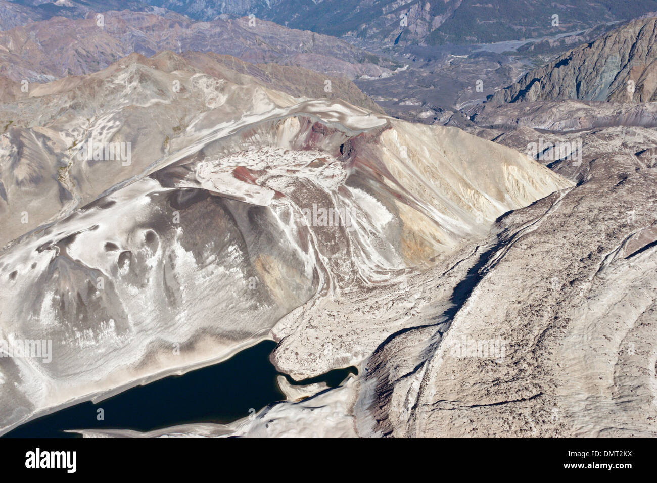 volcano Andes mountains Chile desolate colorful barren vents lava flow ...