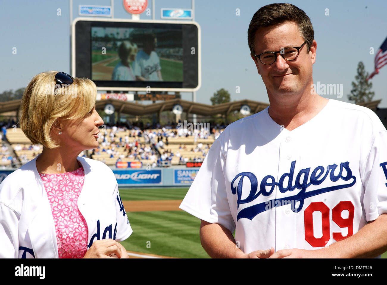 The co-hosts of the Morning Joe show on MSNBC Mika Brzezinski and Joe ...