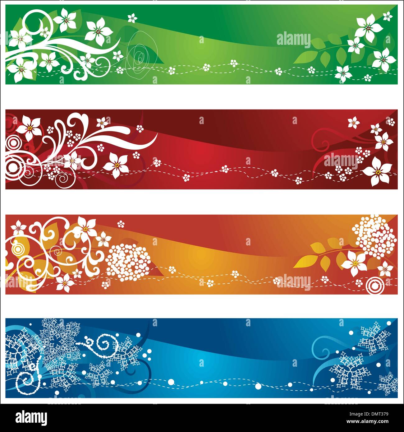 Four borders Stock Vector Images - Alamy
