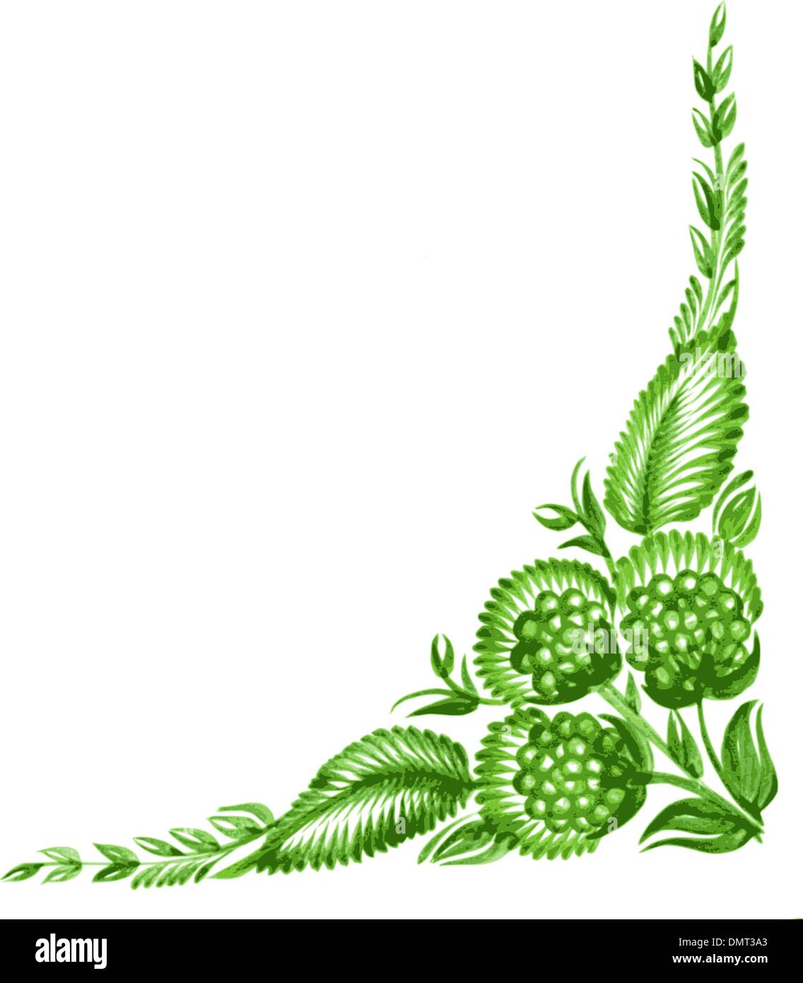 corner ornamental flower Stock Vector Image & Art - Alamy