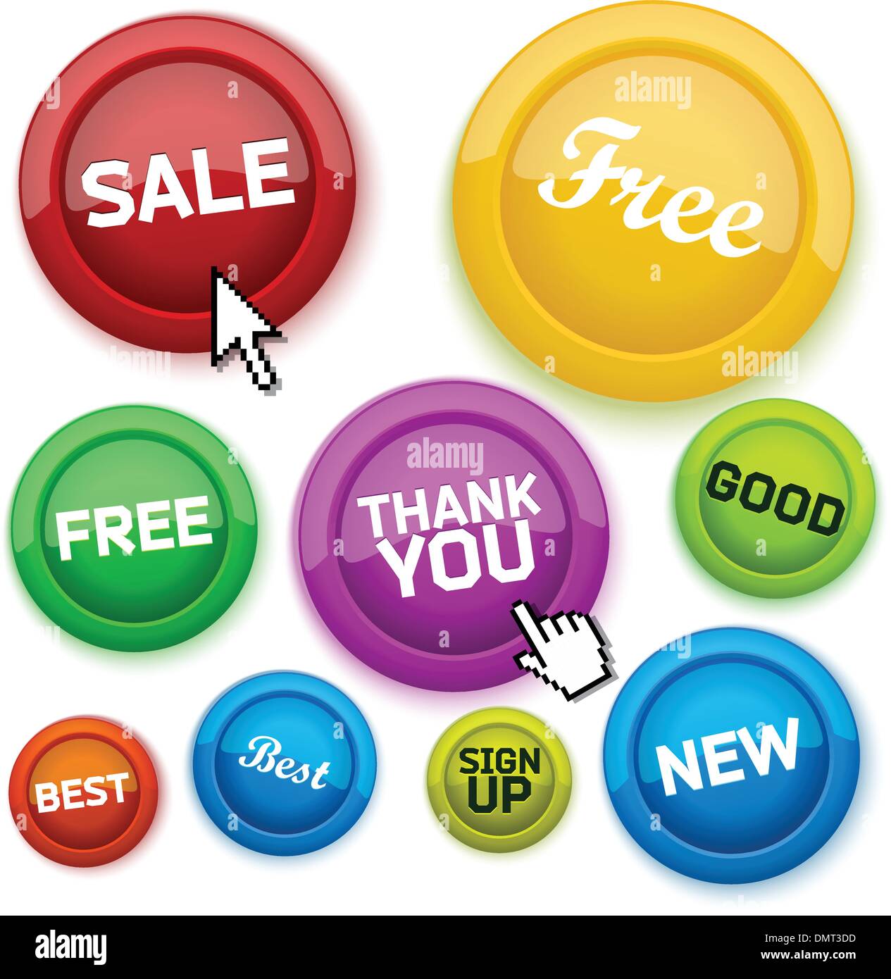 Subscribe modern design glossy Stock Vector Images - Alamy