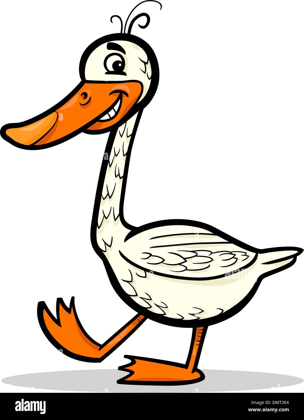 goose farm bird cartoon illustration Stock Vector Image & Art - Alamy