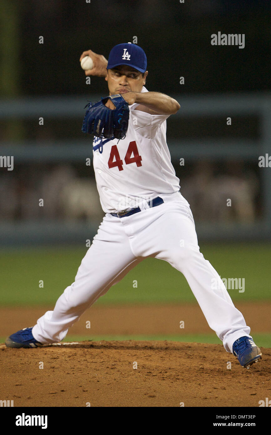 Game action between the San Francisco Giants and the Los Angeles ...