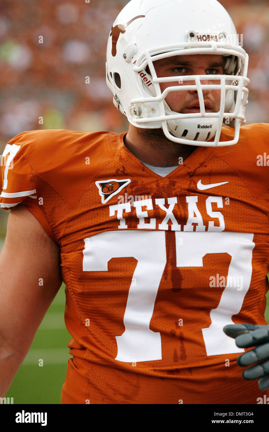 Offensive tackle Luke Poehlmann. The Texas Longhorns defeated Texas ...