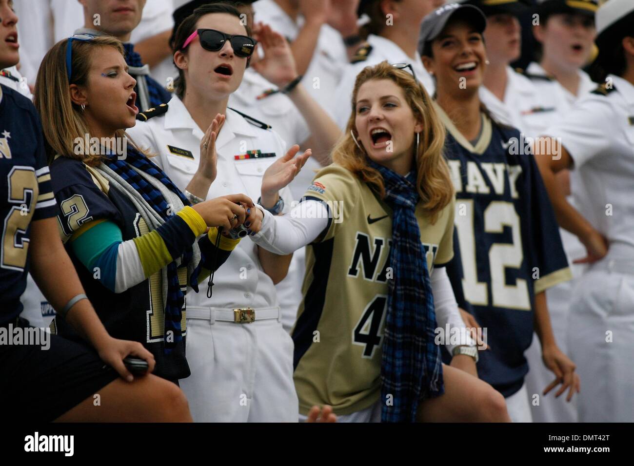 Navy fans are really enjoying themselves. Navy defeated Rice Owls 63 ...