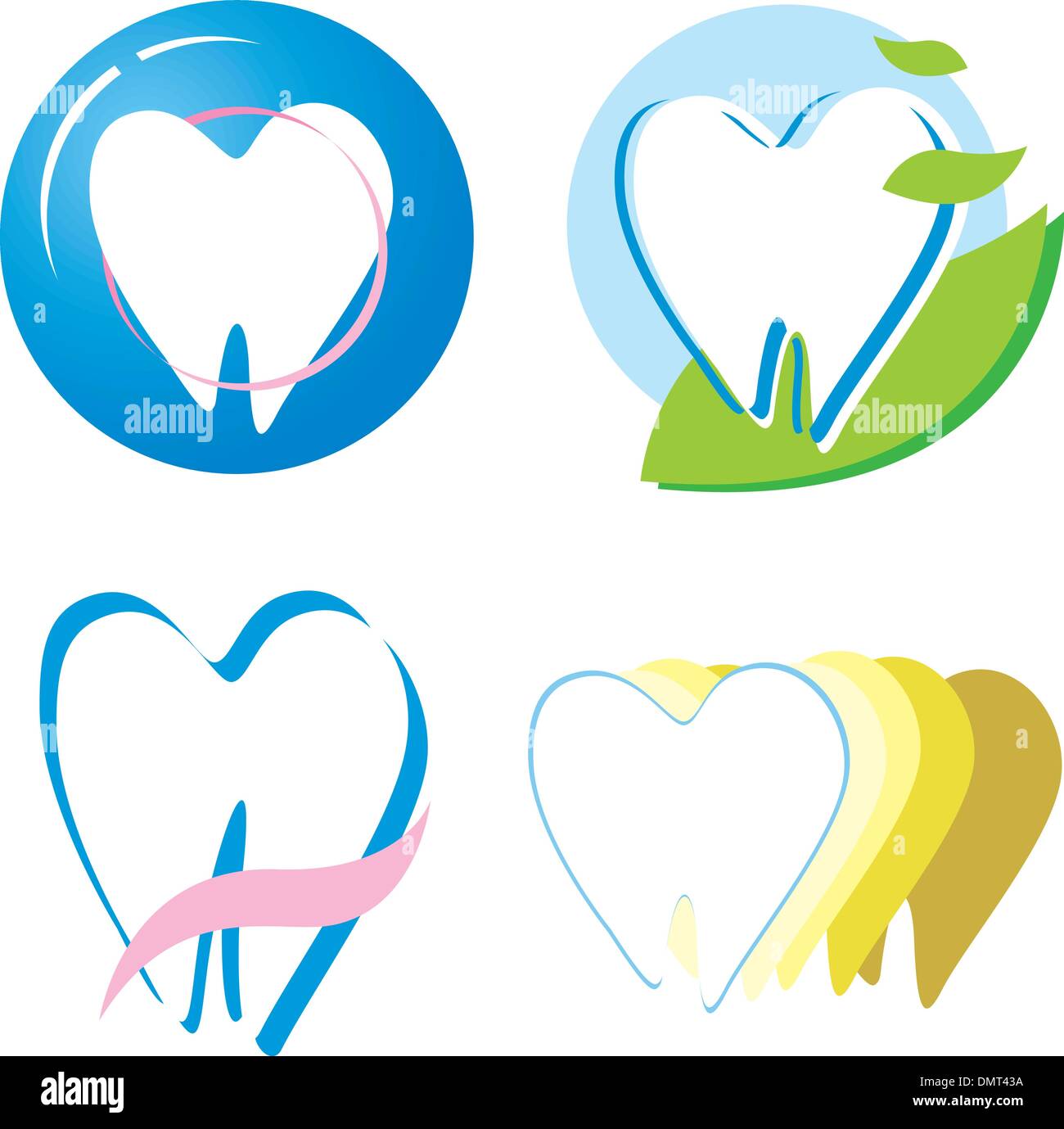 Tooth shape dental care hi-res stock photography and images - Alamy