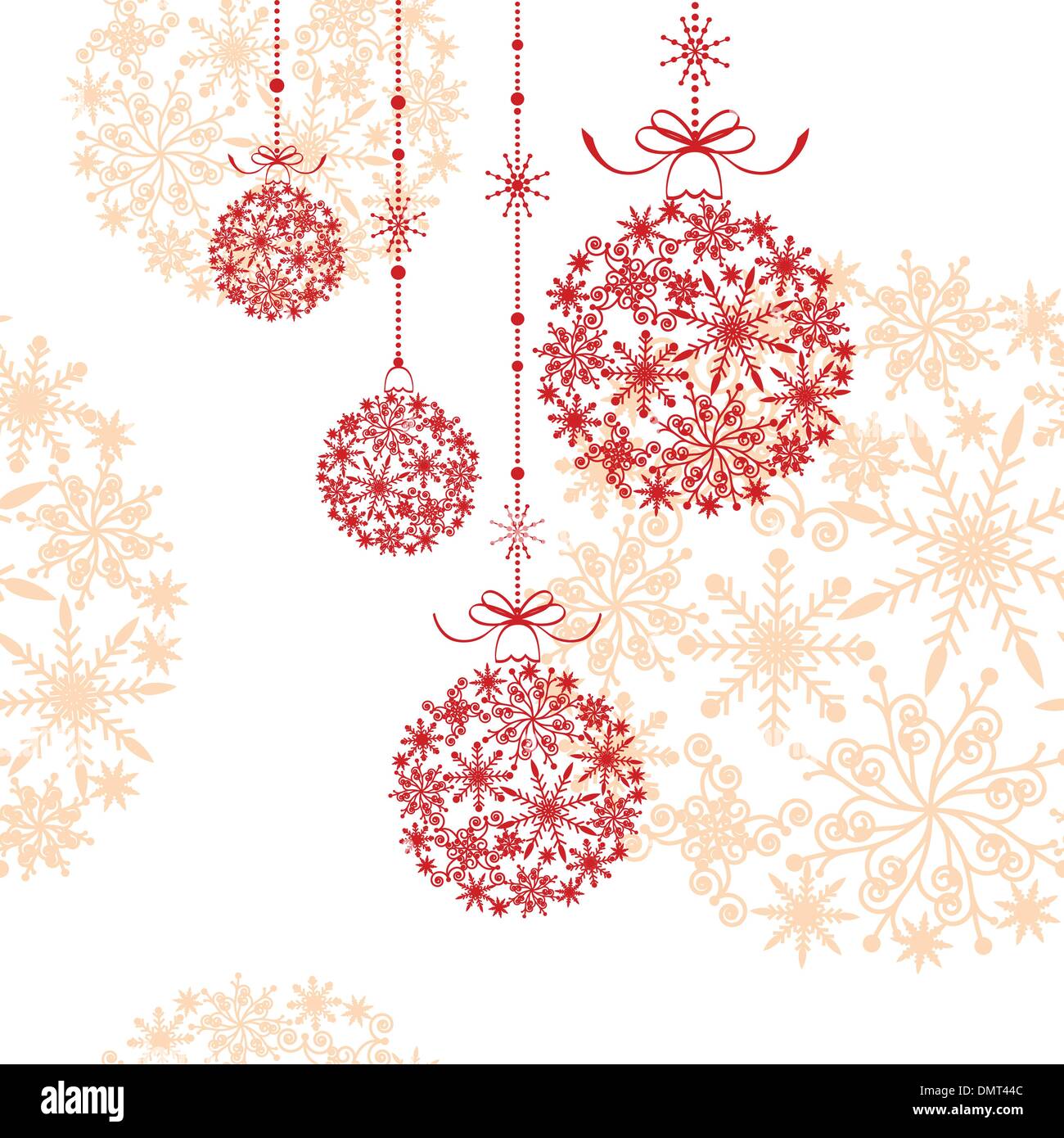 Christmas ornament background on Stock Vector Images - Alamy