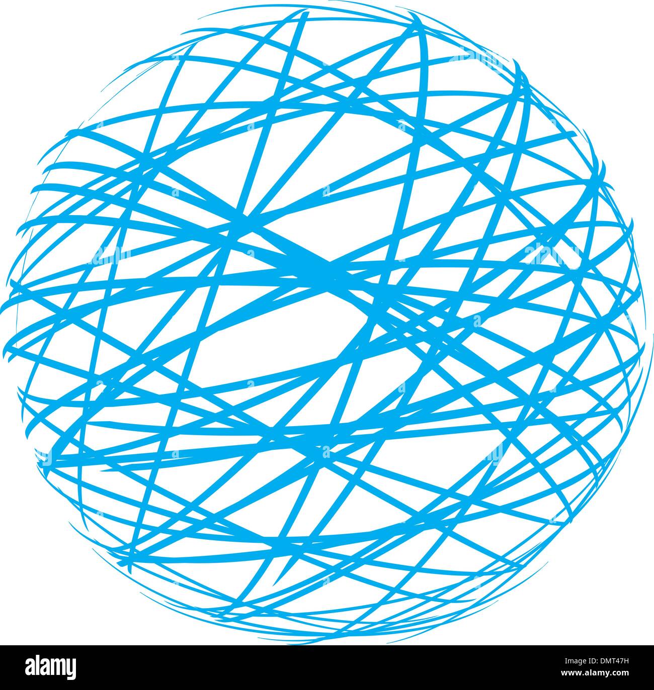 Abstract blue painting Stock Vector Images - Alamy