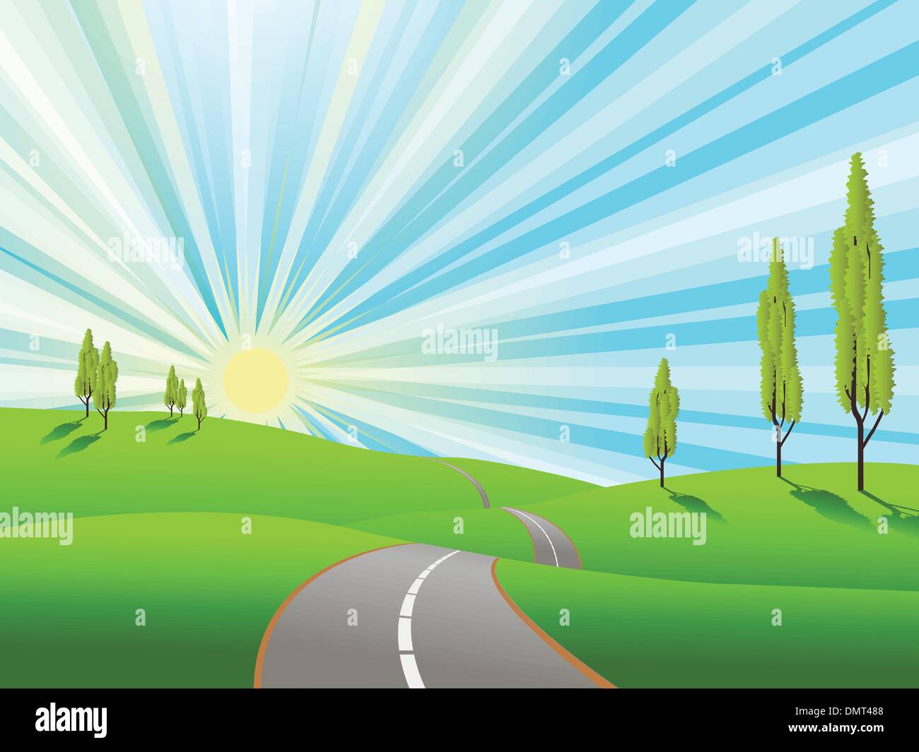 Growth road Stock Vector Images - Alamy