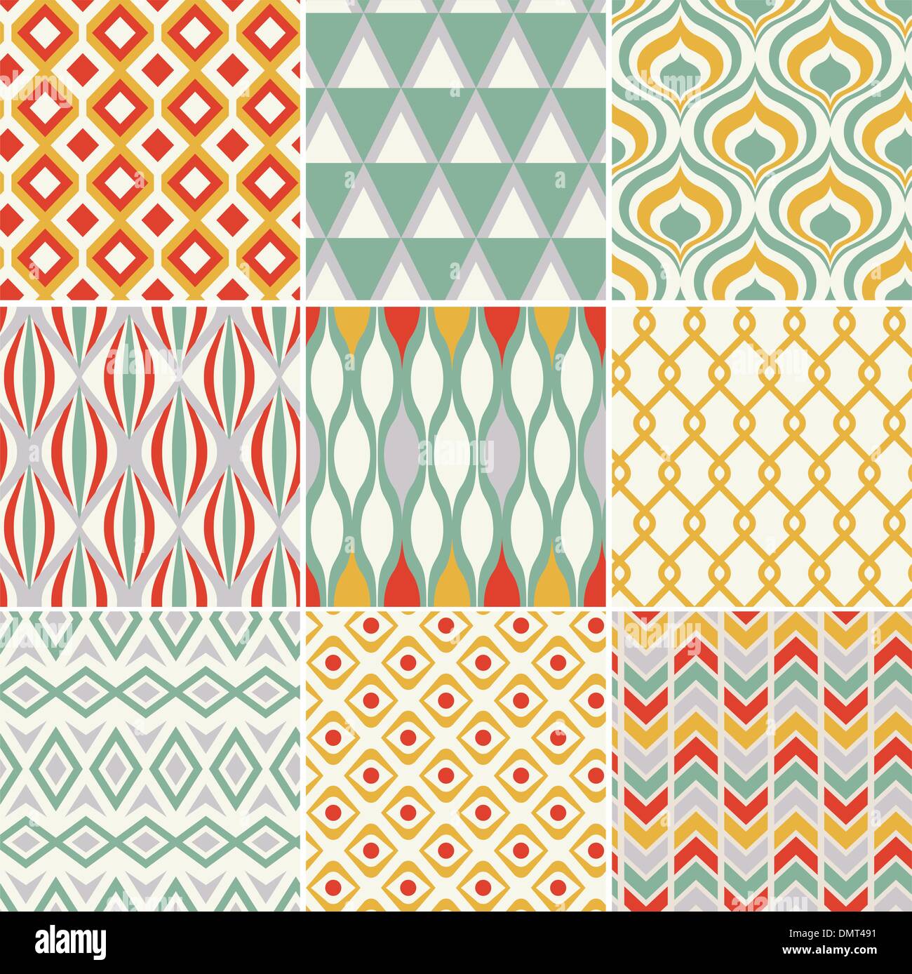 Abstract retro geometric pattern hi-res stock photography and images ...