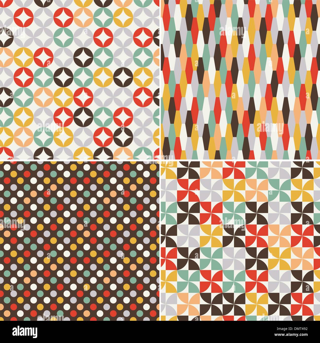 Abstract orange dotted pattern geometric Stock Vector Images - Alamy