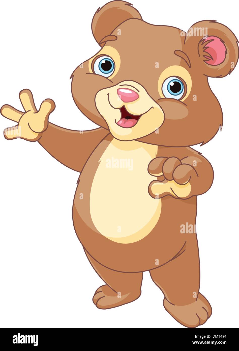 Teddy Bear presenting Stock Vector Image & Art - Alamy