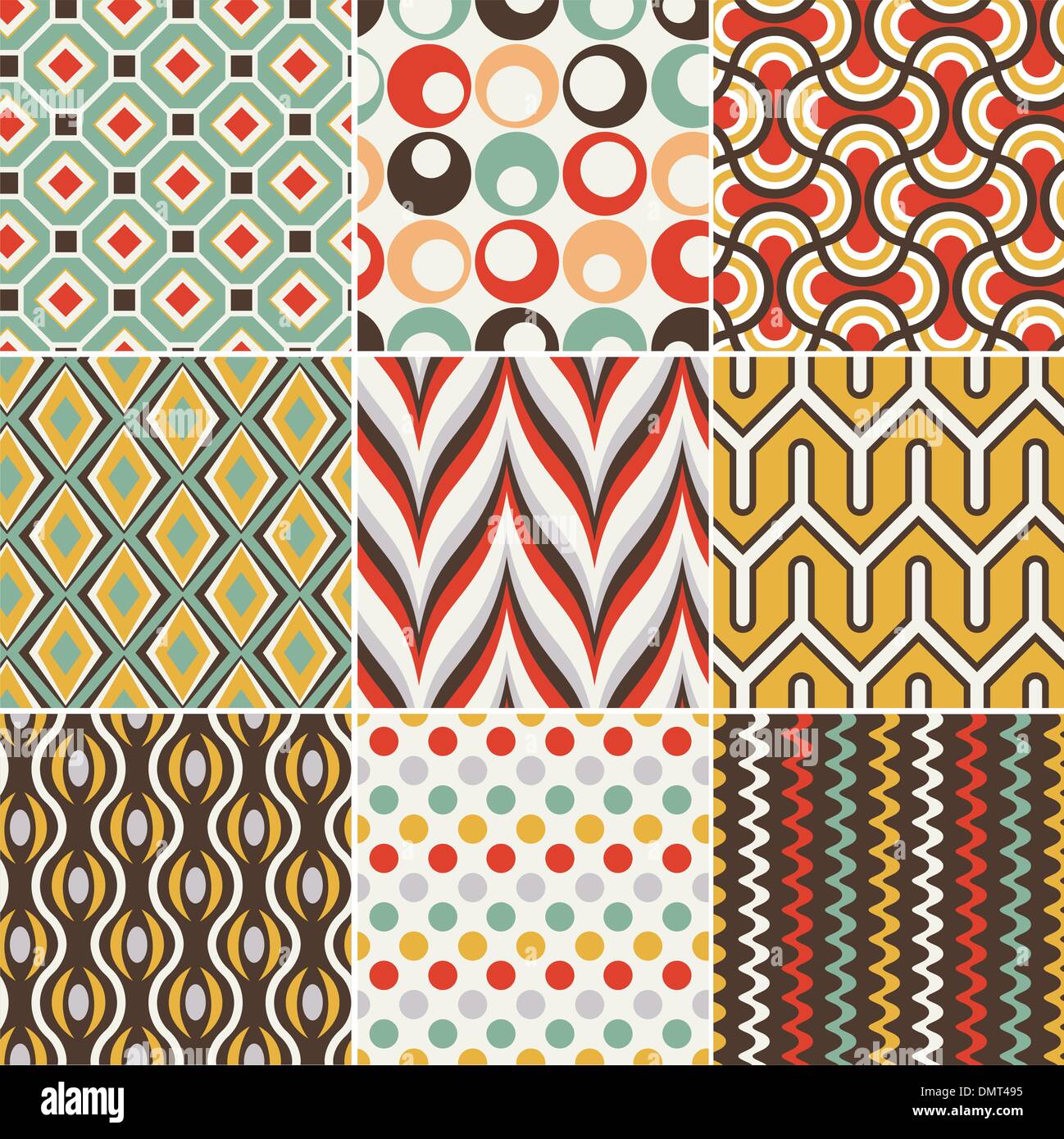 Geometrical seamless rounded diagonal Stock Vector Images - Alamy