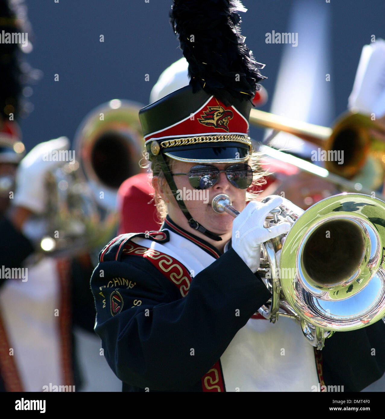 San Diego Aztecs Marching Band at Qualcomm Stadium in San Diego CA ...
