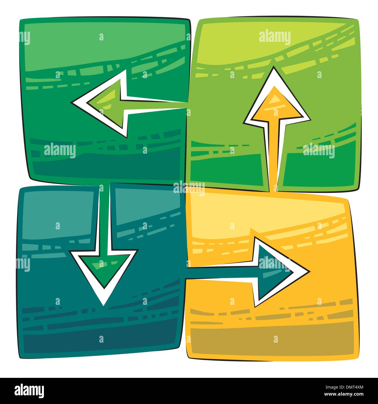 Four forms Stock Vector Images - Alamy