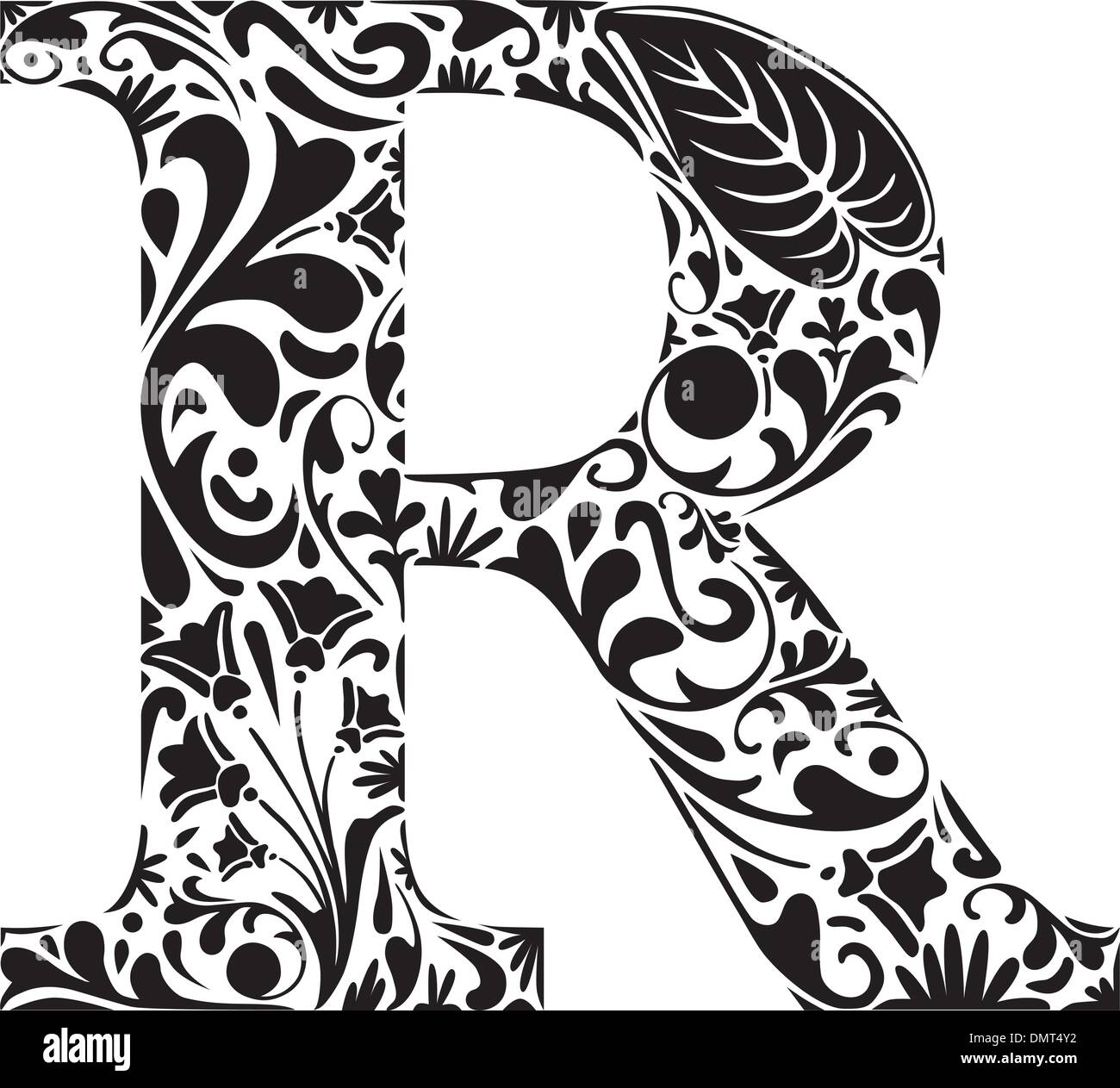 Fancy Letter R Design